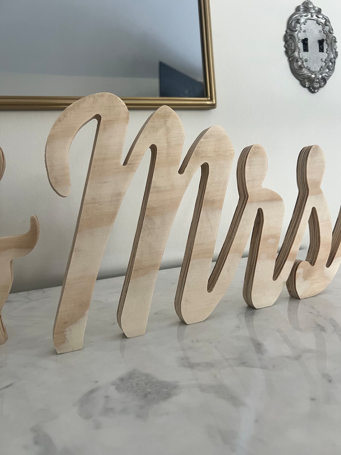 MR & MRS Tabletop, Wedding Decor, Dais Table, Sweetheart Table - Etsy