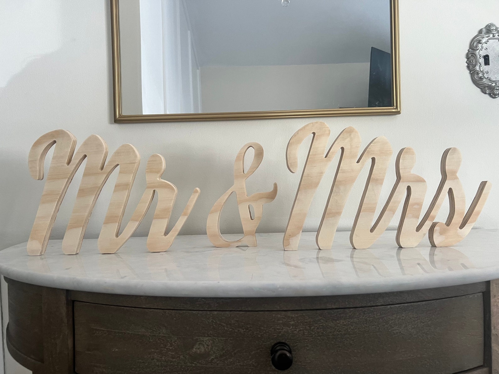 MR & MRS Tabletop, Wedding Decor, Dais Table, Sweetheart Table - Etsy
