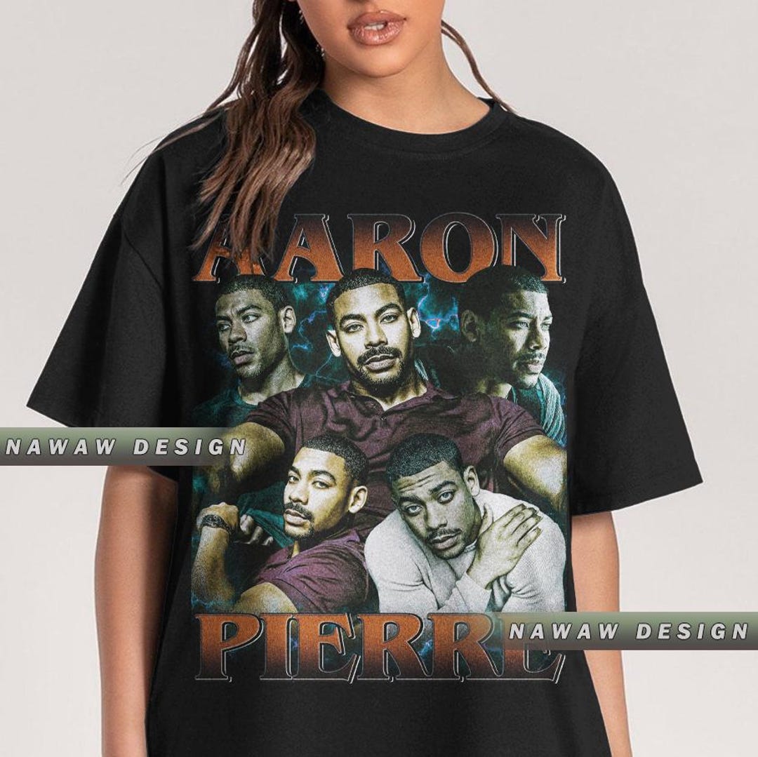 Aaron Pierre Shirt, Actor Shirt Design Retro and Vintage, Gift for ...
