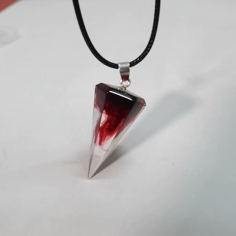 Vile of Blood Necklace - Etsy