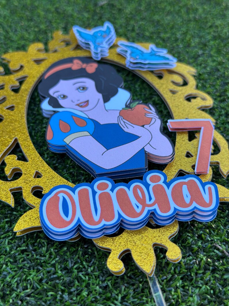 Snow White Cake Topper - Etsy