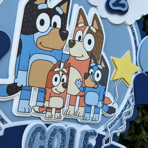 Bluey Cake Topper - Etsy