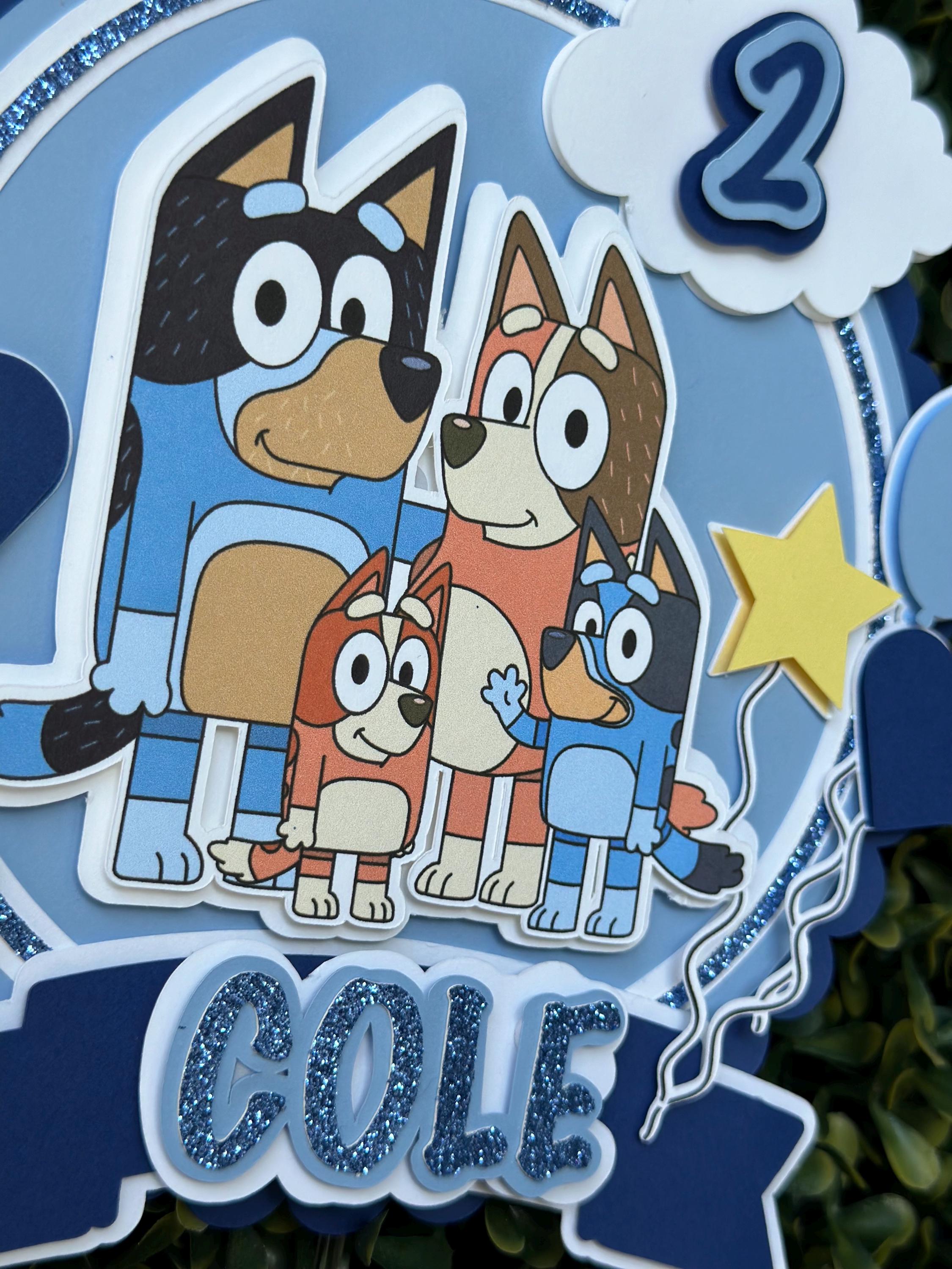 Bluey Cake Topper - Etsy