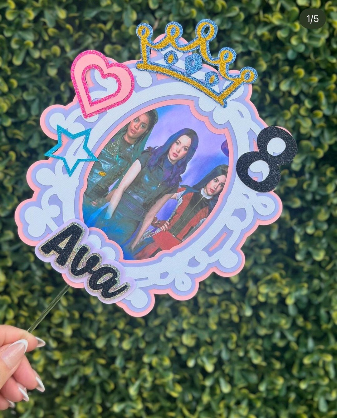 Descendants Cake Topper - Etsy