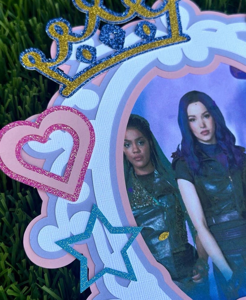 Descendants Cake Topper - Etsy