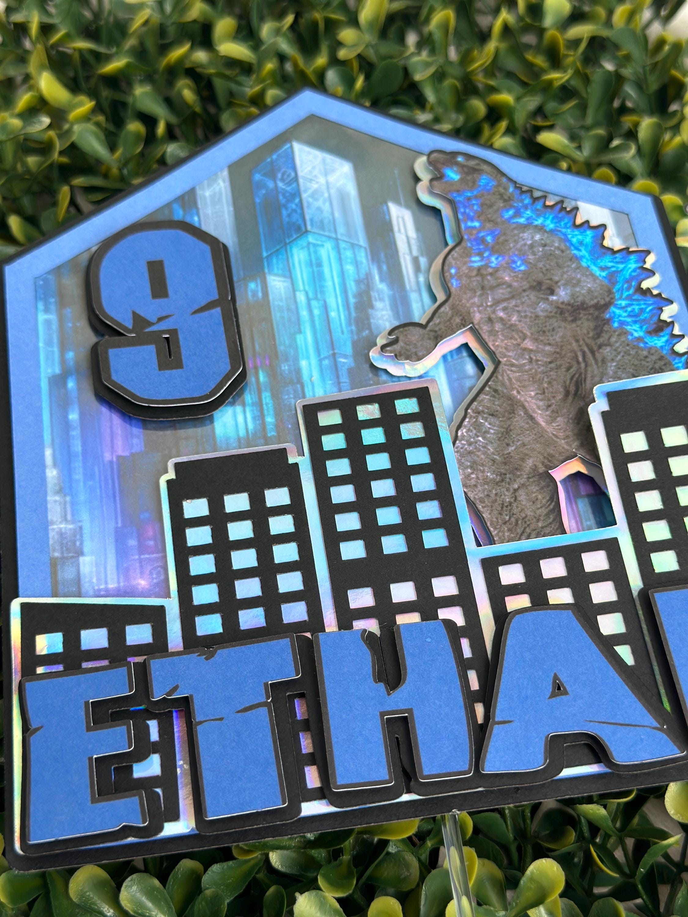 Godzilla Cake Topper - Etsy