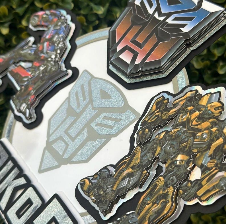 Transformers Cake Topper - Etsy