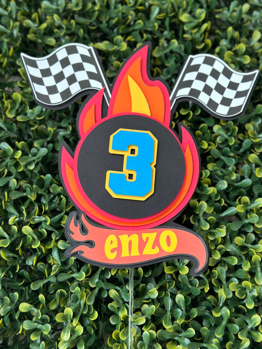 Hot Wheels Cake Topper - Etsy