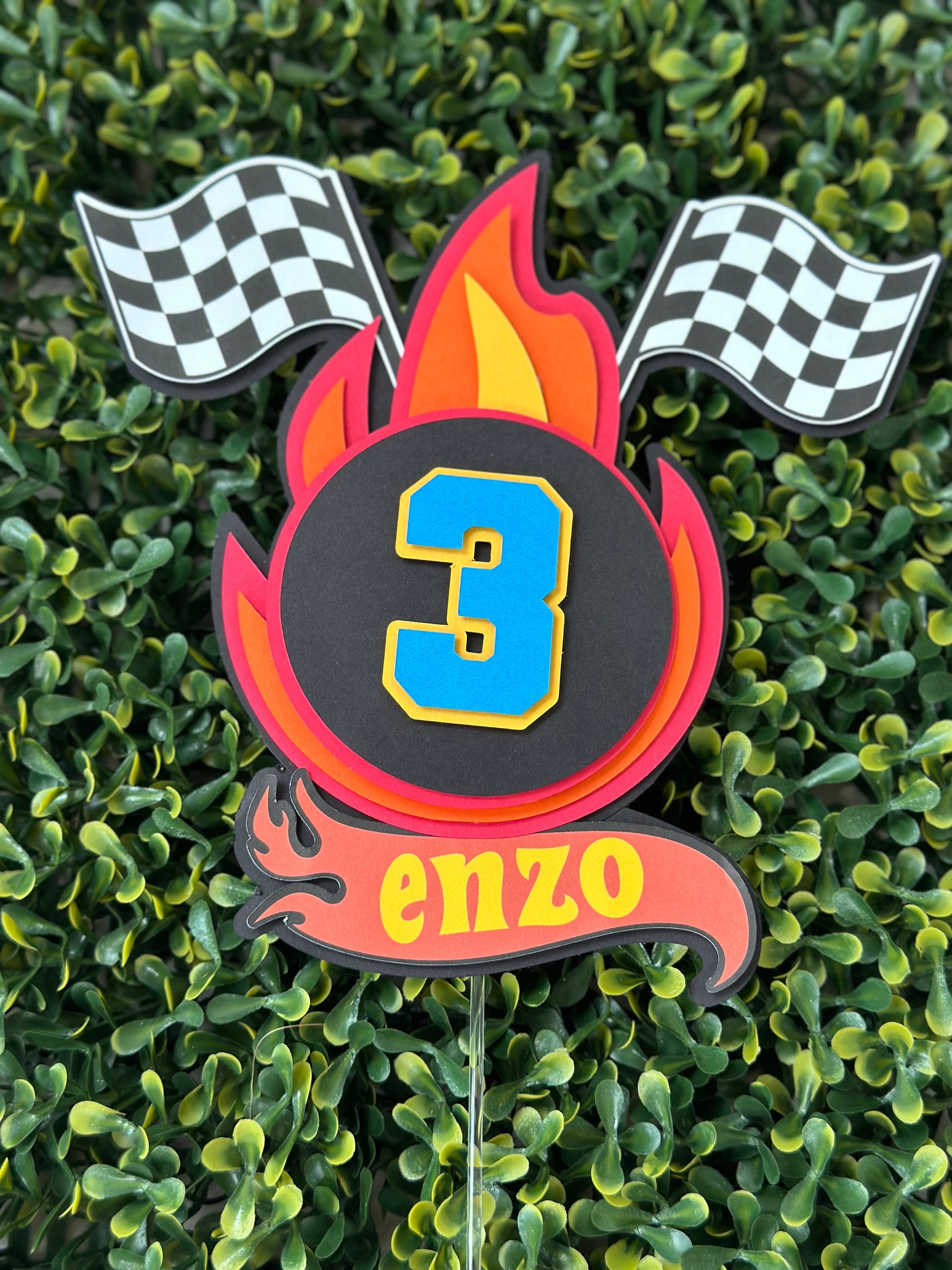 Hot Wheels Cake Topper - Etsy