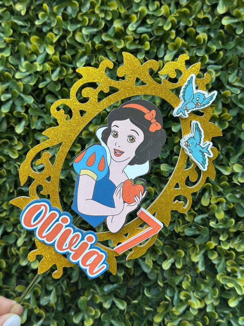 Snow White Cake Topper - Etsy