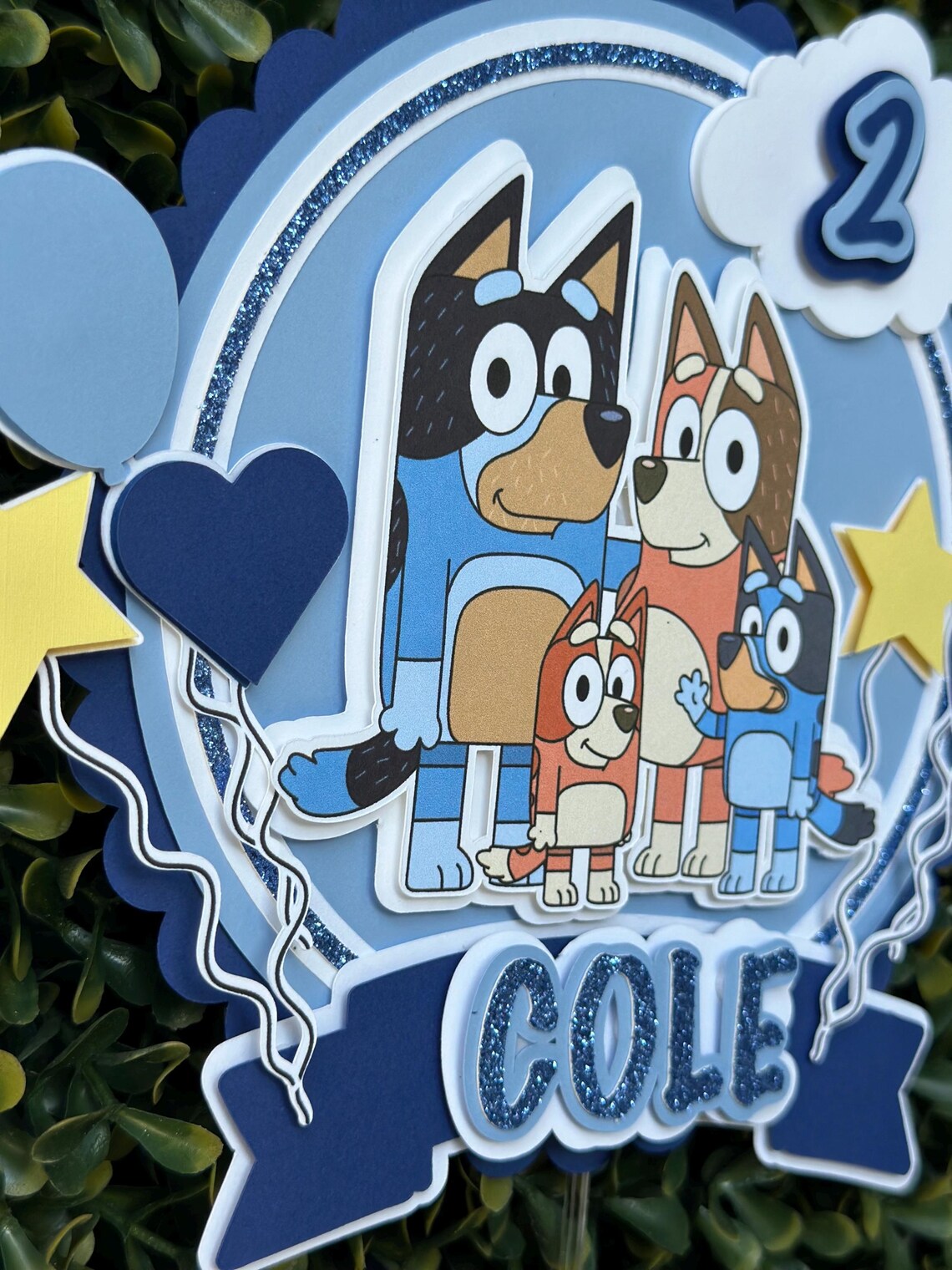 Bluey Cake Topper - Etsy