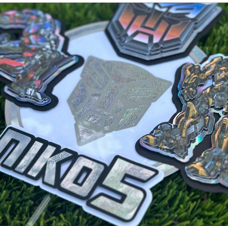 Transformers Cake Topper - Etsy