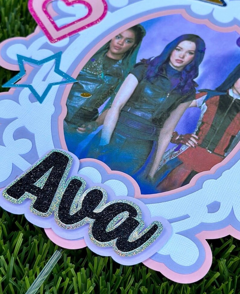Descendants Cake Topper - Etsy