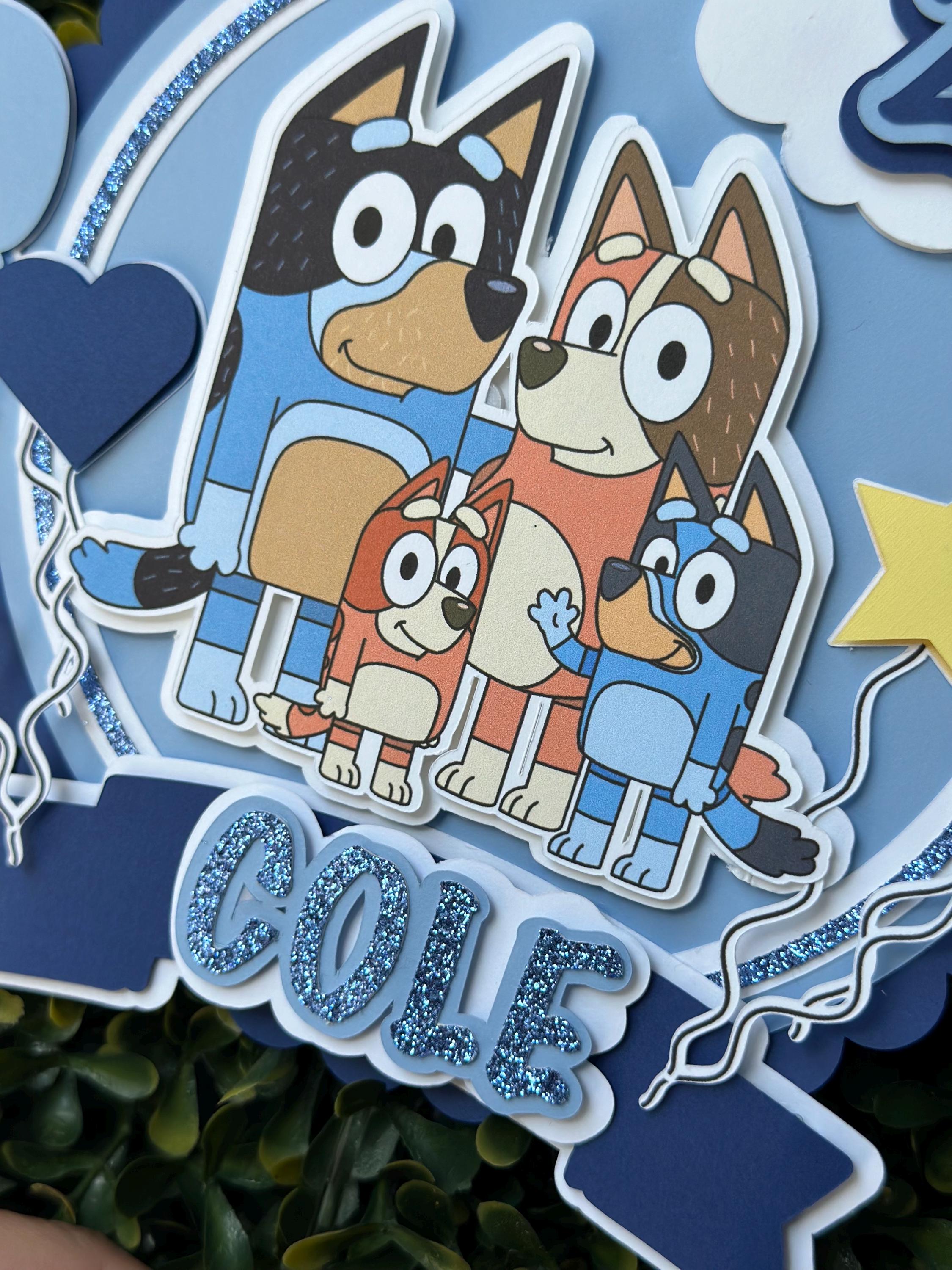 Bluey Cake Topper - Etsy