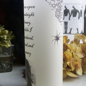 Edgar Allan Poe Halloween - Vellum Candle Luminarie - THE RAVEN ...