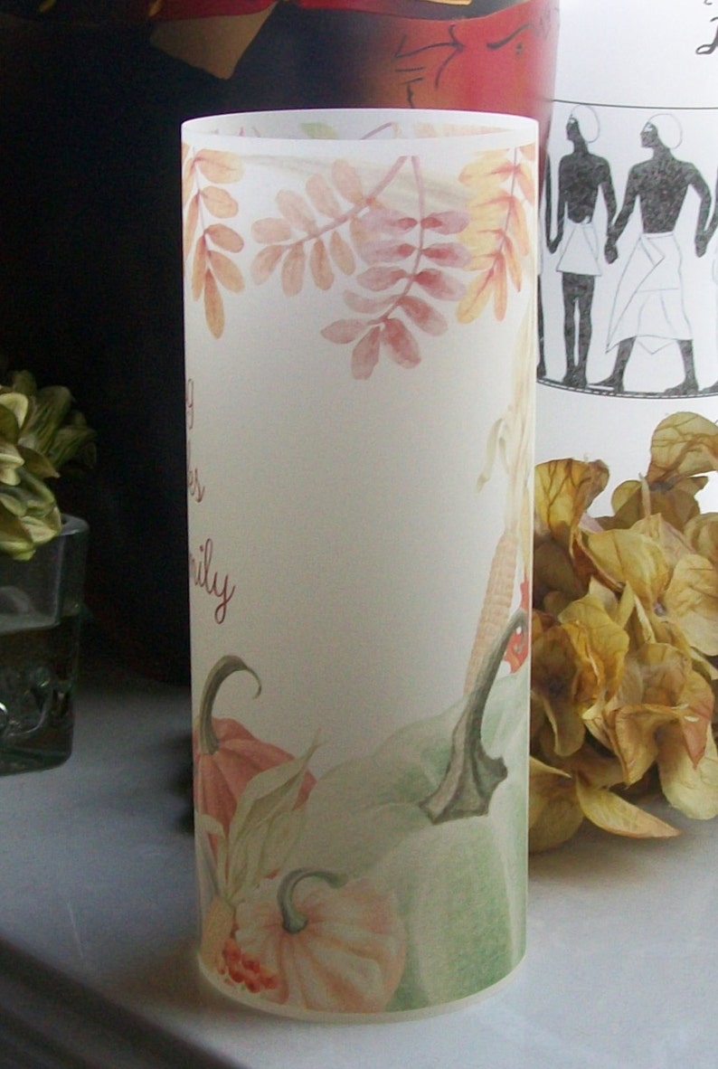 Table Centerpiece Luminarie THANKSGIVING Holiday Luminaria - Etsy