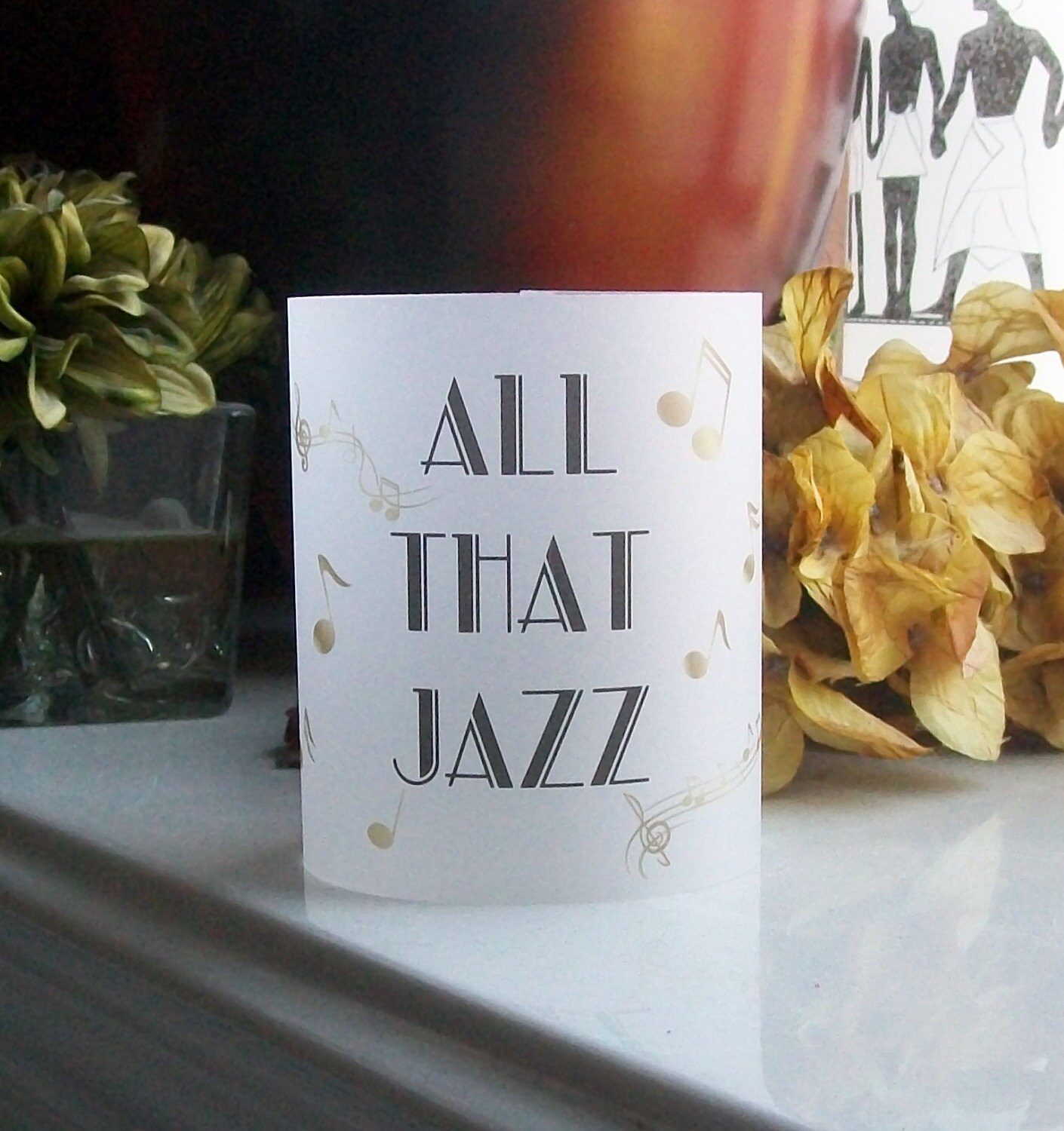 Art Deco Vellum Luminarie - ALL THAT JAZZ Wedding Signs - Luminary ...