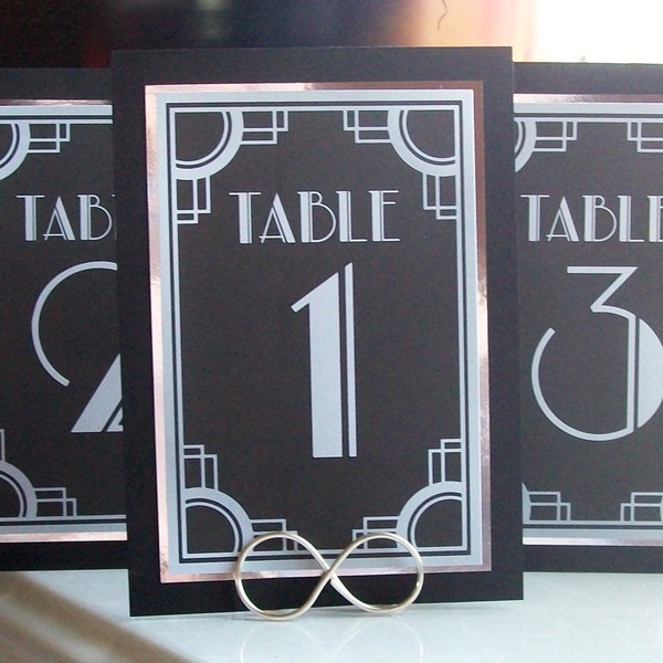 1920s Table Numbers - Etsy