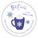 Hot Chocolate Mix Labels - Personalized Holiday Hot Cocoa ROUND ...
