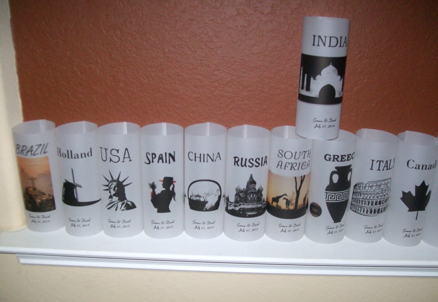 Vellum Table Numbers Centerpiece Designators Vellum | Etsy