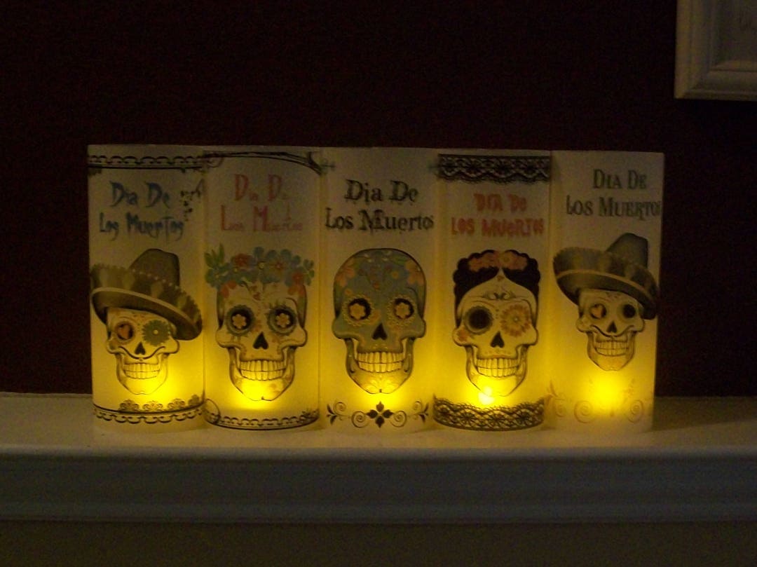 Day of the Dead - Vellum Luminarie Collection - Dia De Los Muertos ...