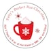 Hot Chocolate Mix Labels Personalized Holiday Hot Cocoa ROUND Stickers ...