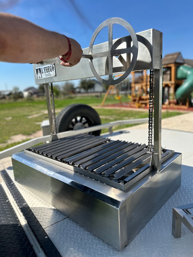 Santa Maria Grill Stainless Steel - Etsy UK