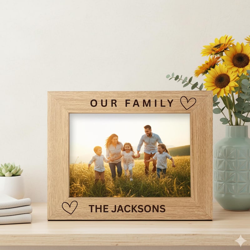 Family Picture Frame - Etsy UK