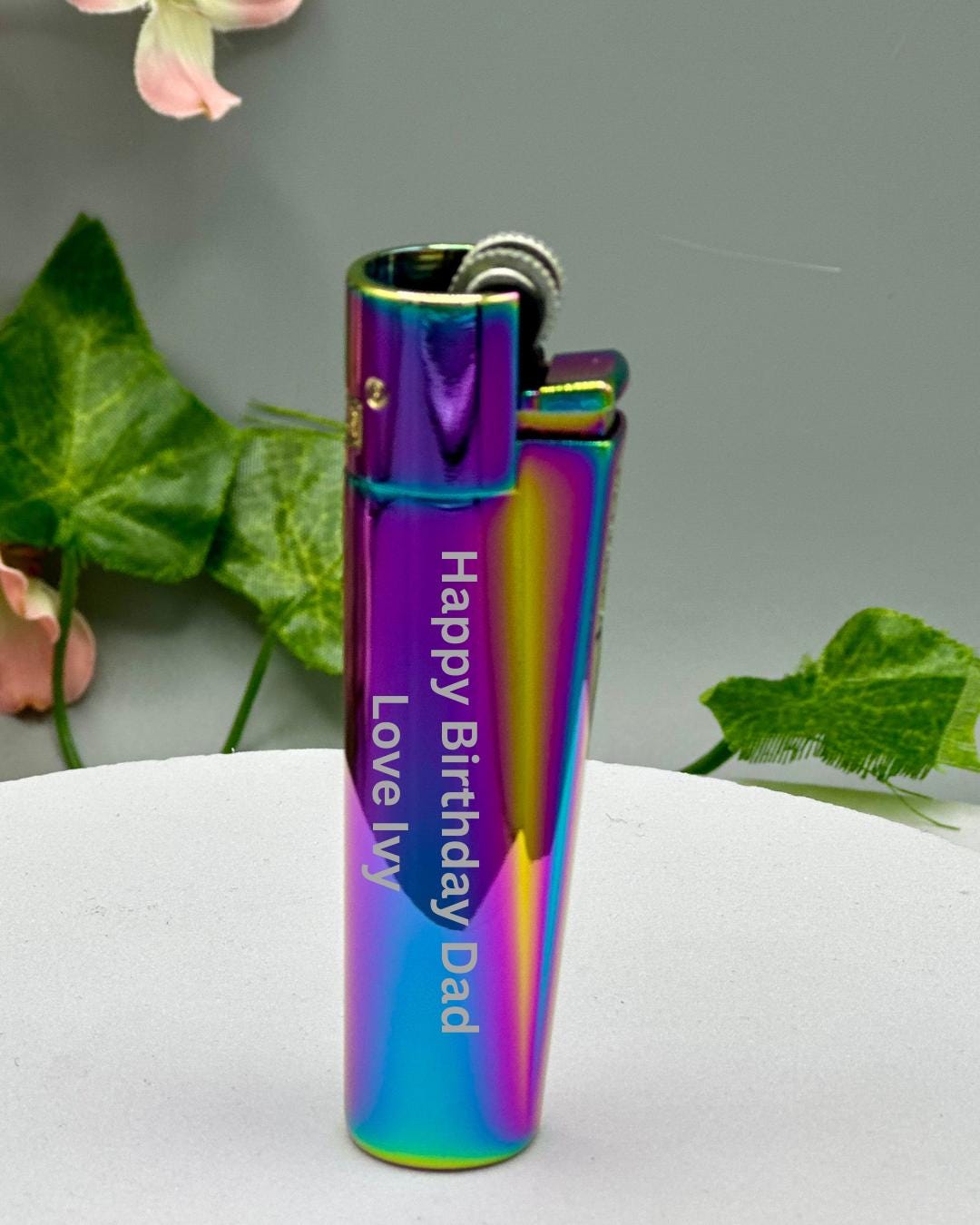 Personalized Rainbow Clipper Lighter: Custom Engraved Gift - Etsy