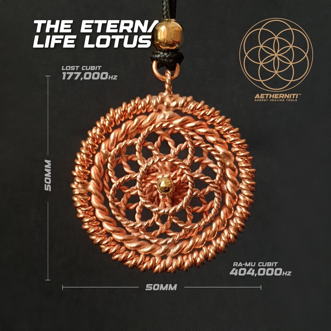 The Lotus of Life Cymatic Tensor Ring With Ra-mu and Lost Cubit - Etsy