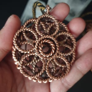 Pentamerous Metatron Tensor Ring Pendant - Etsy