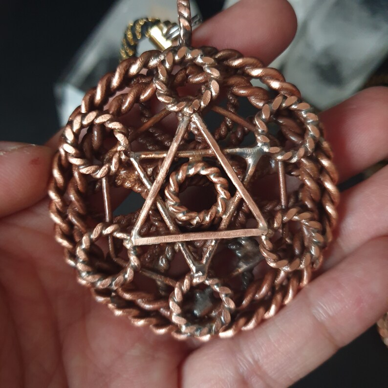Pentamerous Metatron Tensor Ring Pendant - Etsy