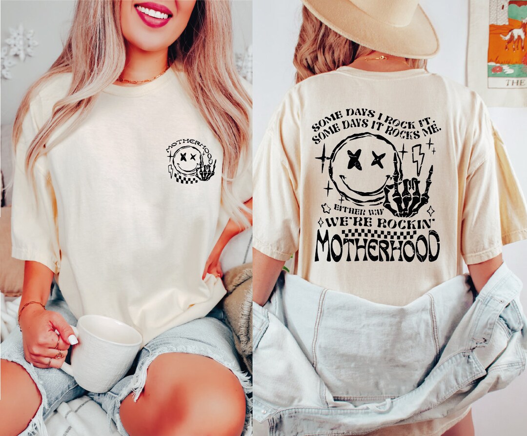 Comfort Colors Motherhood Some Day Rock It Some Day It Rocks Me Shirt ...
