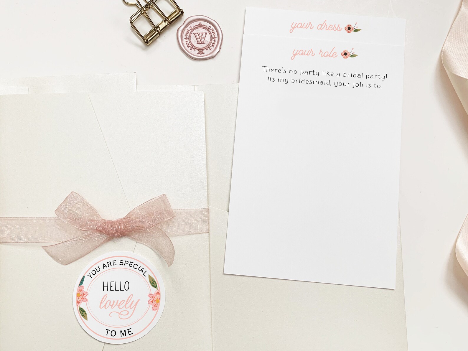 Bridesmaid Proposal Folder. Will You Be My Bridesmaid Card. - Etsy