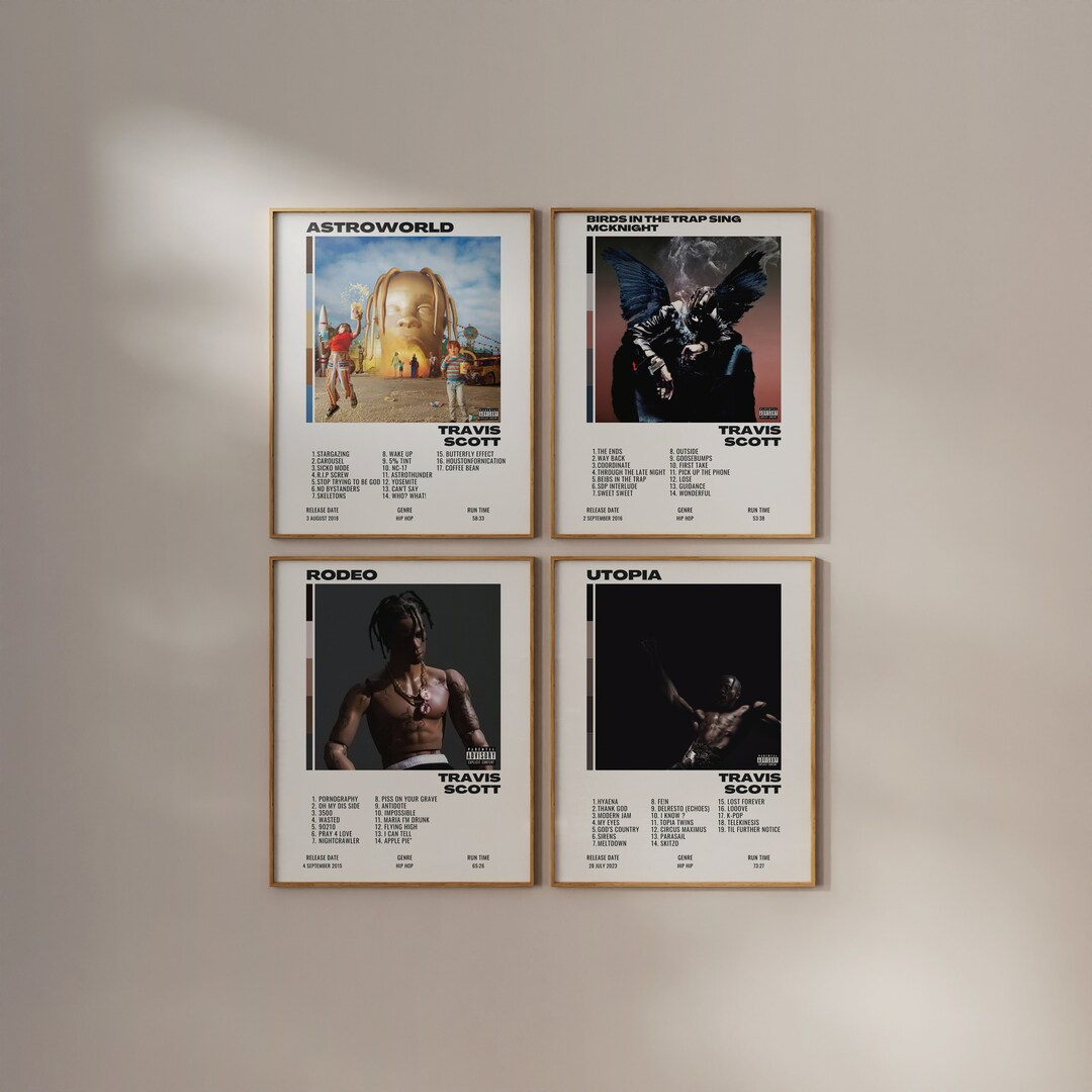 Travis Scott Posters Utopia Album Cover Poster Travis Scott Album Art ...