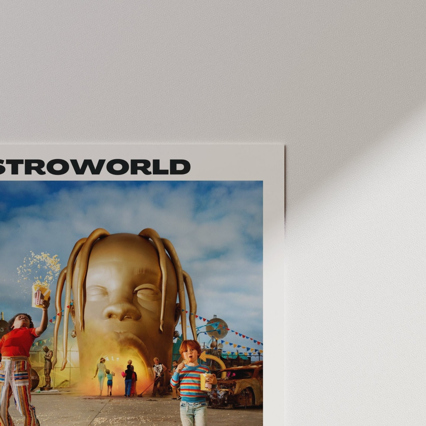 Travis Scott Poster Astroworld Album Cover Poster Travis Scott Album ...