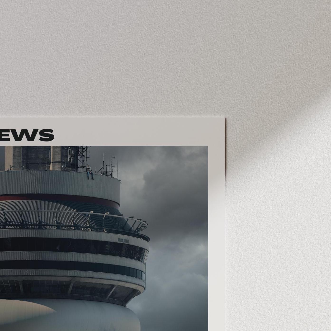 Drake Posters Views Album Cover Poster Drake Album Art Digital Posters ...