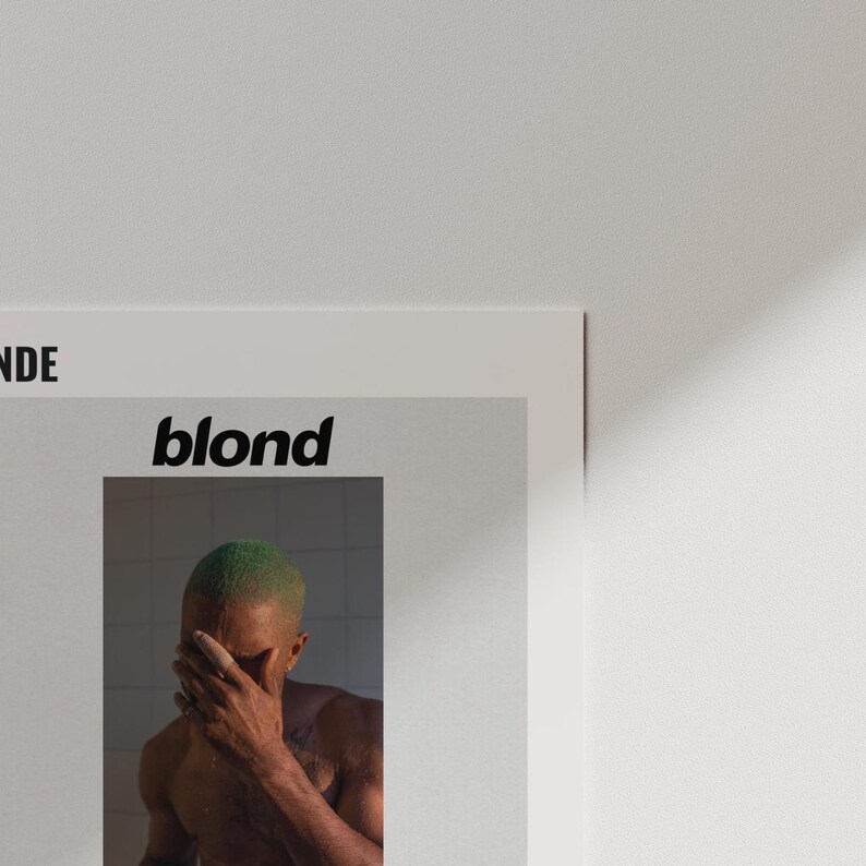 Frank Ocean Blonde Album Poster: Tracklist Art (digital Download) - Etsy