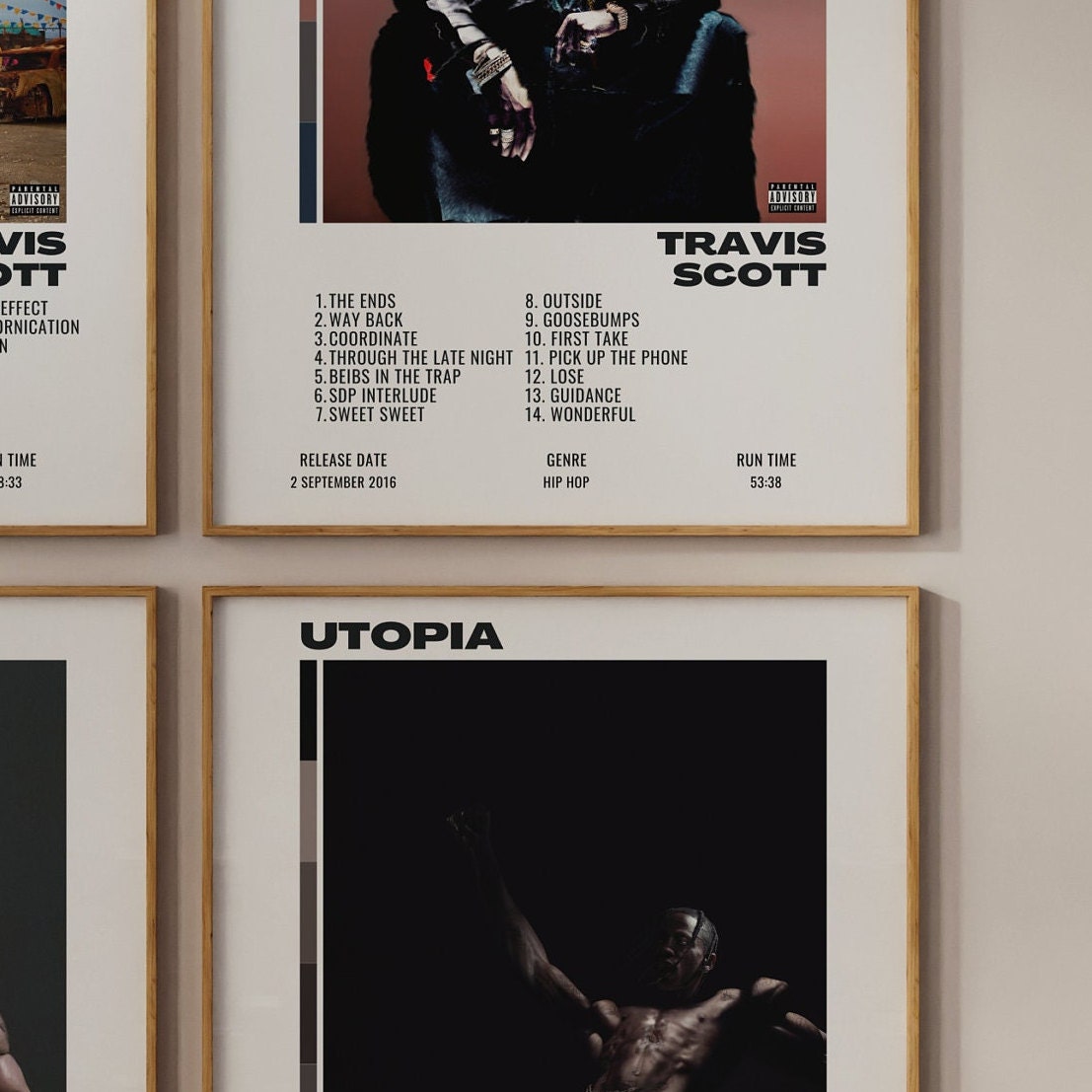 Travis Scott Posters Utopia Album Cover Poster Travis Scott Album Art ...
