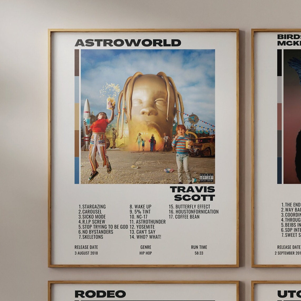 Travis Scott Posters Utopia Album Cover Poster Travis Scott Album Art ...