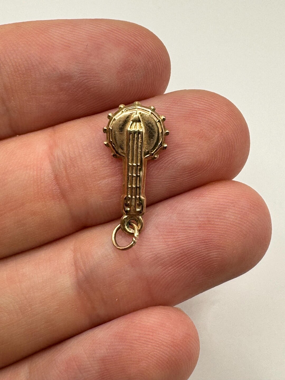 9ct Gold Musical Instrument Charm - Etsy