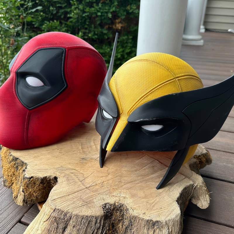 Wolverine and Deadpool Masks - Etsy