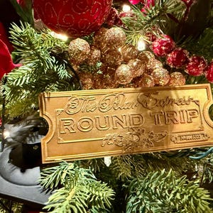 All Aboard the Polar Express 3D Printed Ticket Round Trip - Etsy