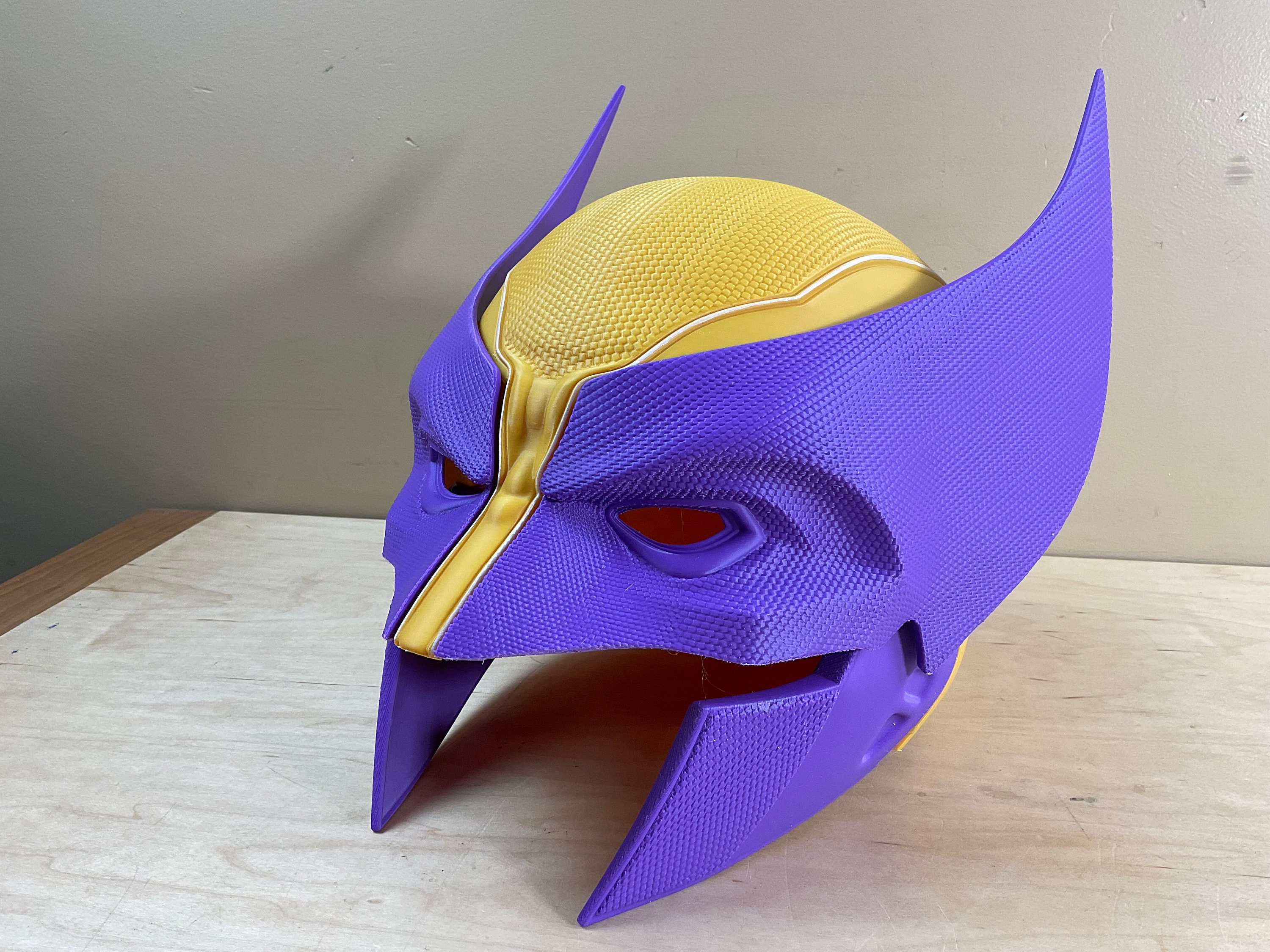 Wolverine Mask Helmet 3d Printed Logan X-men Xmen Wearable or Display ...