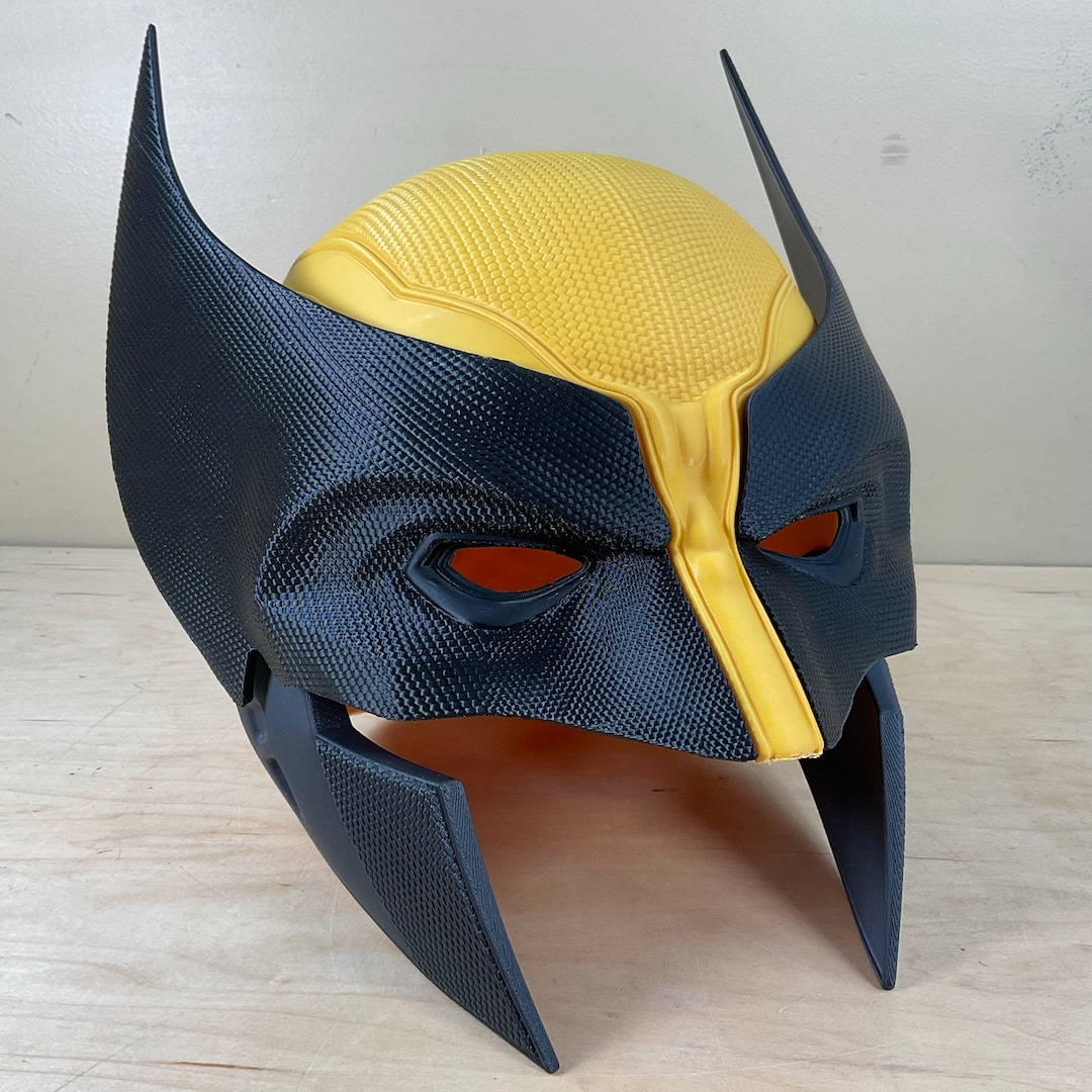 Wolverine Mask Helmet 3d Printed Logan X-men Xmen Wearable or Display ...