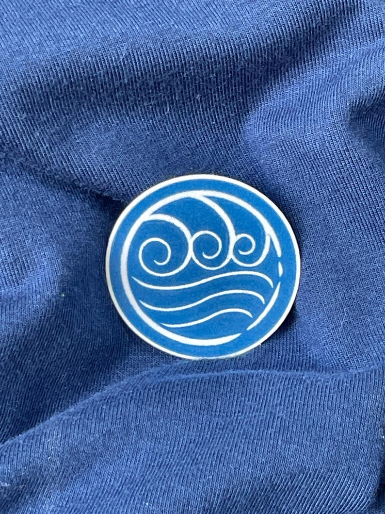 Water Tribe Girl katara Sticker Set - Etsy