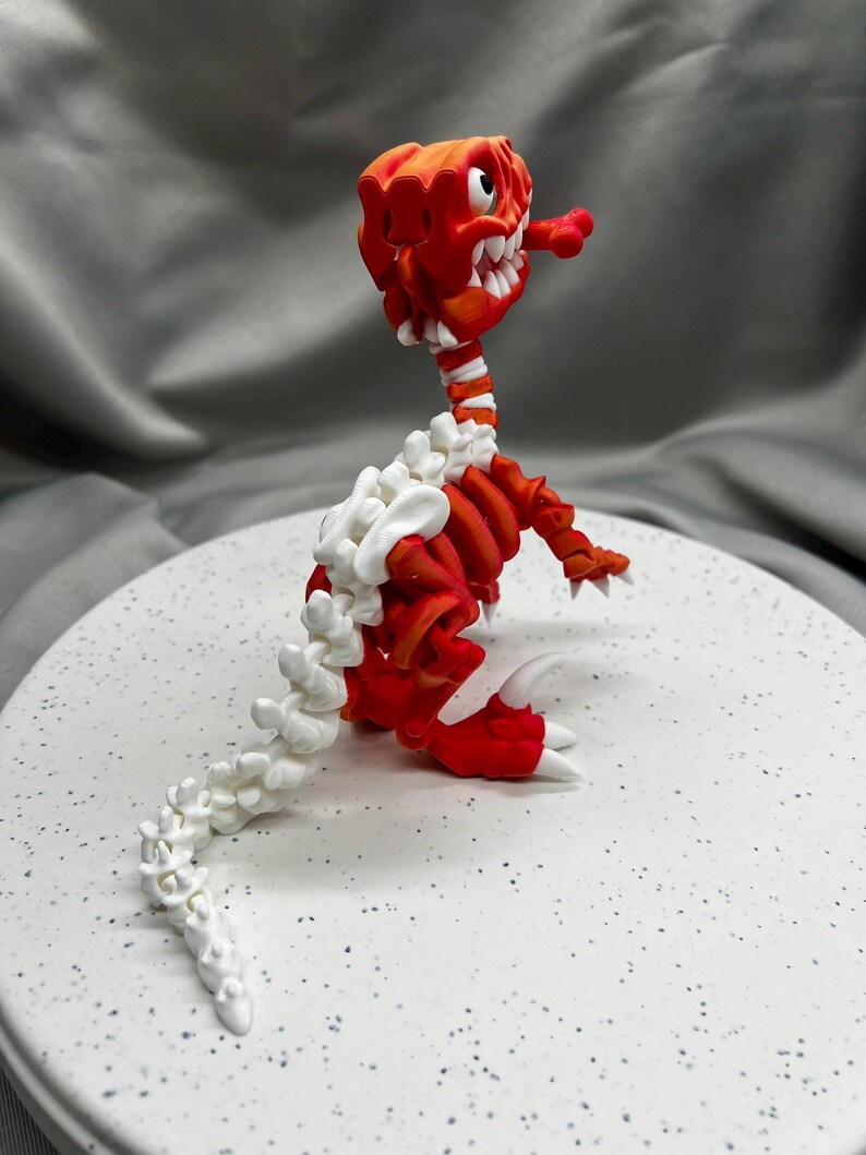 3D Printed Velociraptor, Raptor, Custom Colors, Toy, Flexi Factory - Etsy