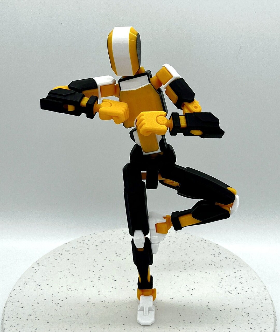 3D Printed Large Dummy 13 Articulating Figure, 11 Inches, Fully ...