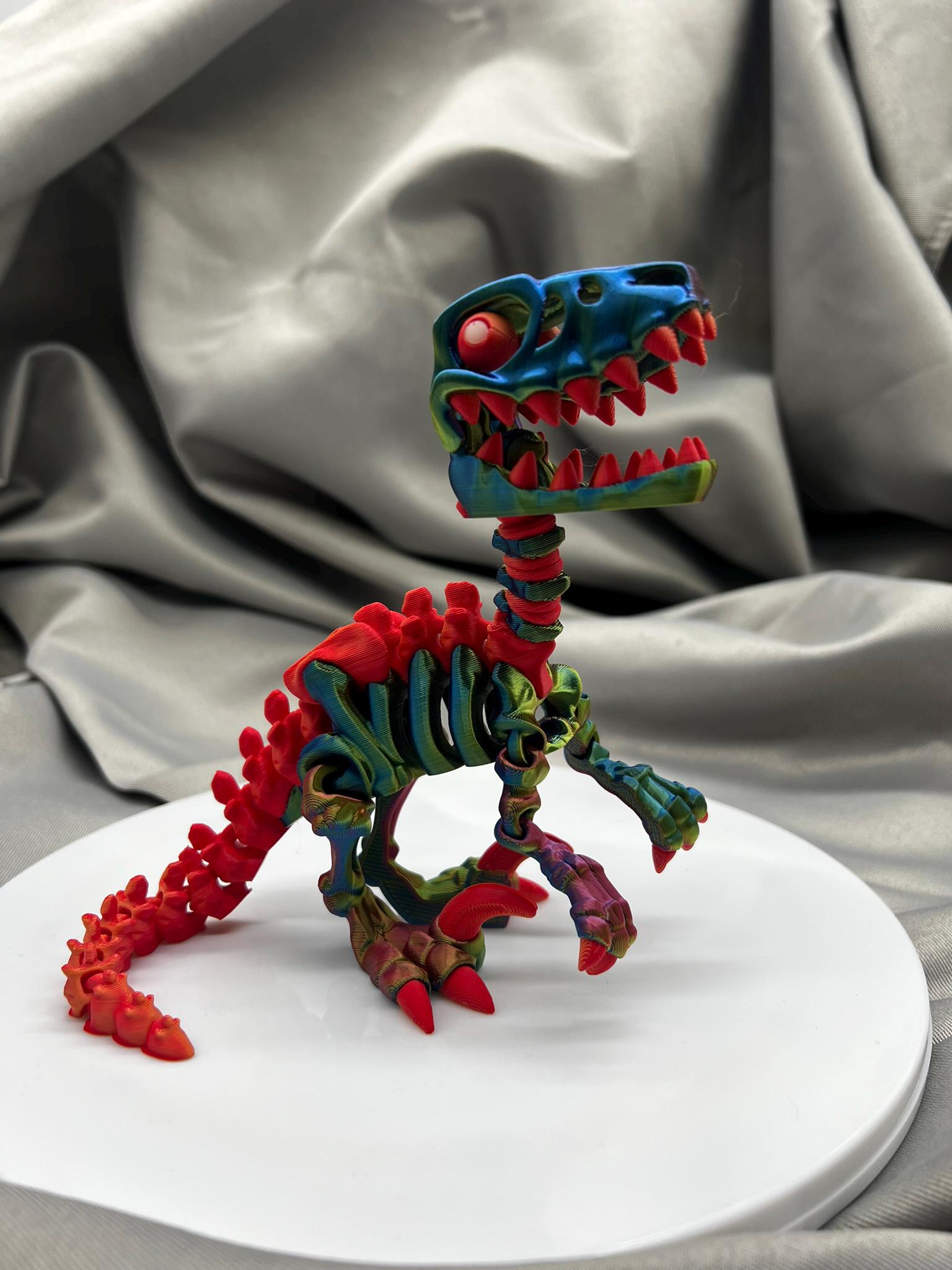 Velociraptor, Raptor, 3D Printed Toy, Flexi Factory - Etsy