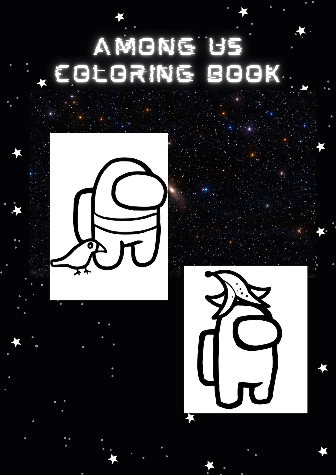 Colorful Crewmates: an Among Us Adventure Coloring Book - 141 Digital ...